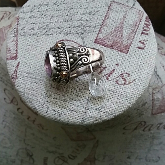 Indonesian | Jewelry | Indonesian Handmade Amethyst Ring | Poshmark